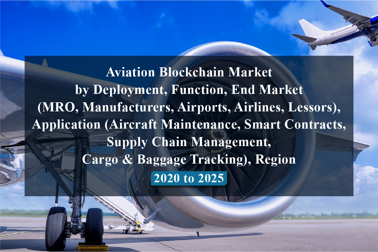 Aviation Blockchain Market By Deployment, Function, End Market (MRO ...